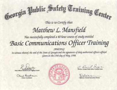 Matthew Mansfield's Resume